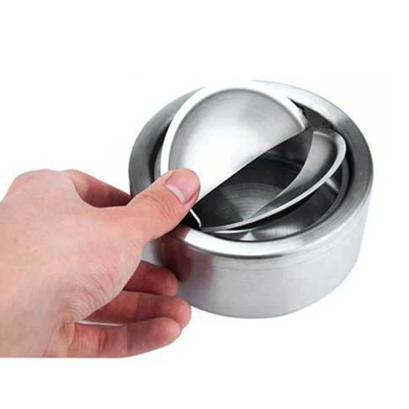 Stainless-Steel-Table-Trash-Can-Car-Ashtray-Mini-Tools-Ashtray-Case ...