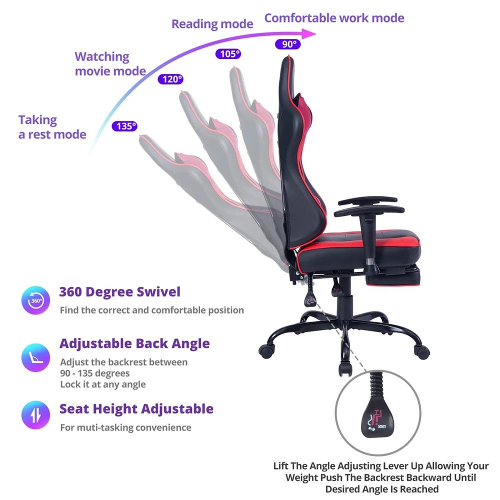 135 Degree Angle Chair