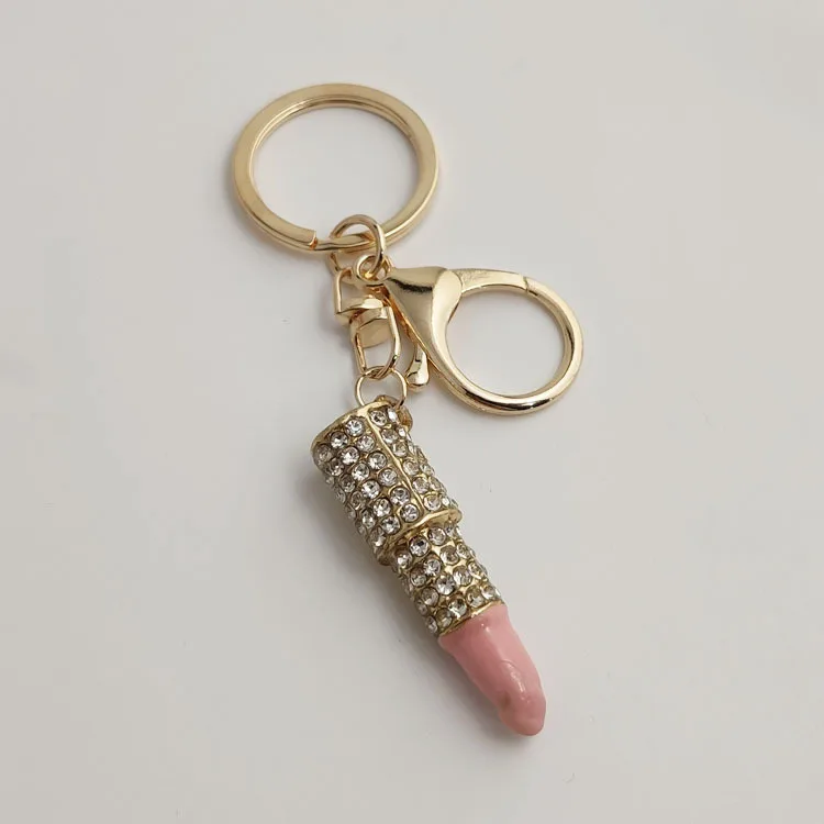 Fashion Parts Metal Lipstick Lipstick Key Chain Bag Automobile Hanging ...