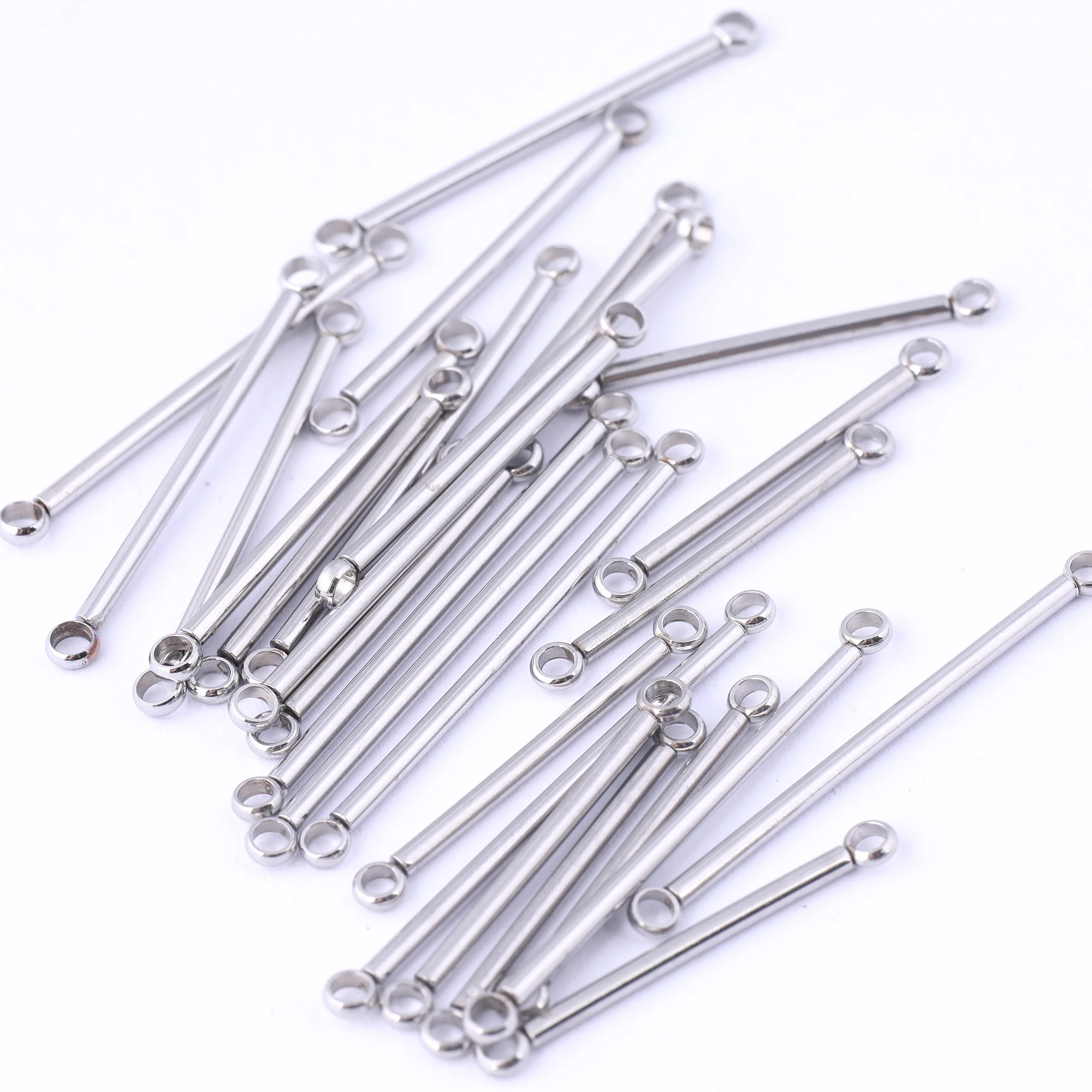 20pcs 25mm 30mm 35mm stainless steel earring connector bar diy for ...