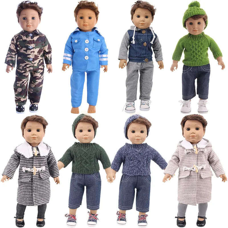 High-Quality-Uniform-Sweater-Doll-Clothes-Accessories-for-18-Inch-Girl ...
