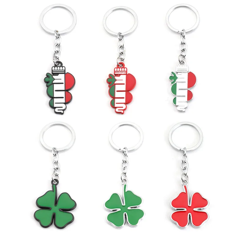 Dropshipping Copilot - Car Keychain Green Four Leaf Clover Keyring Key ...