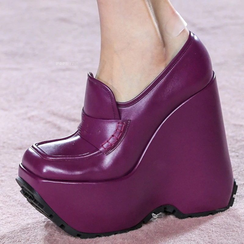 Platform Shoes Platform | Wedge Platform Shoes | Catwalk Model | Woman ...