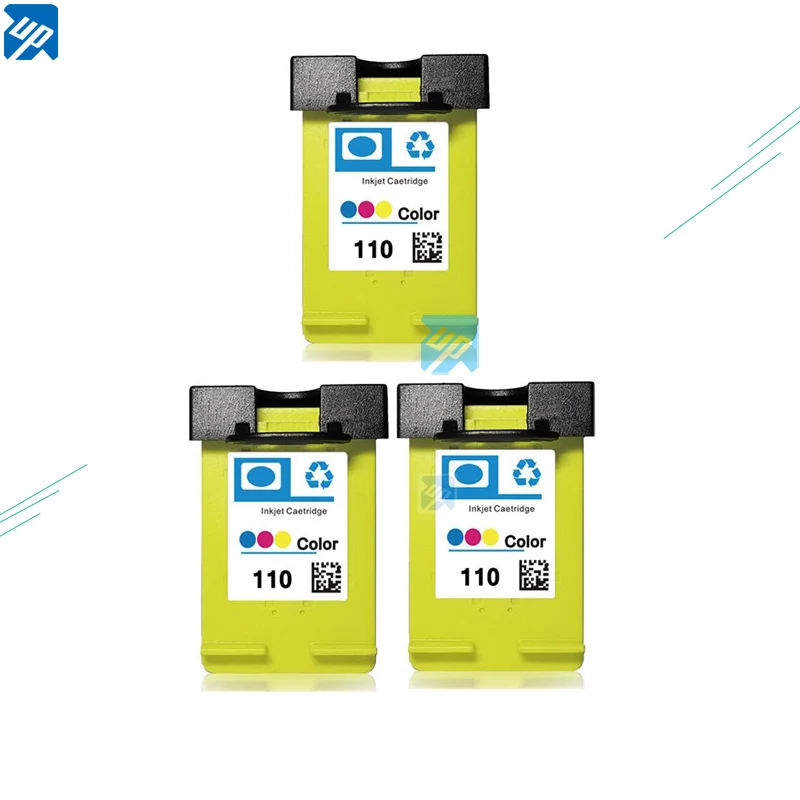 UP brand 3pk ink cartridge compatible for hp 110 photosmart A310/A516 ...