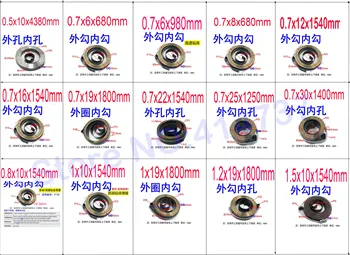 Spiral Flat Wire Coil Spring Constant Force Springs Small Spiral Style ...