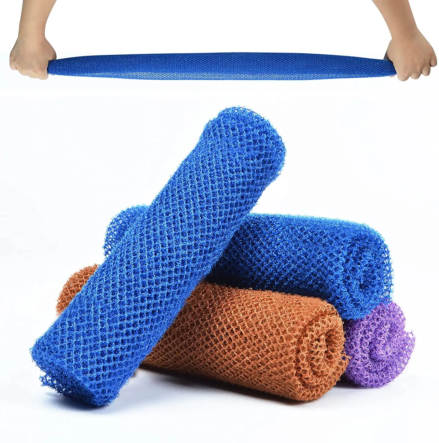 1Pcs African Net Sponge, 31.5inch African Exfoliating Body Net ...