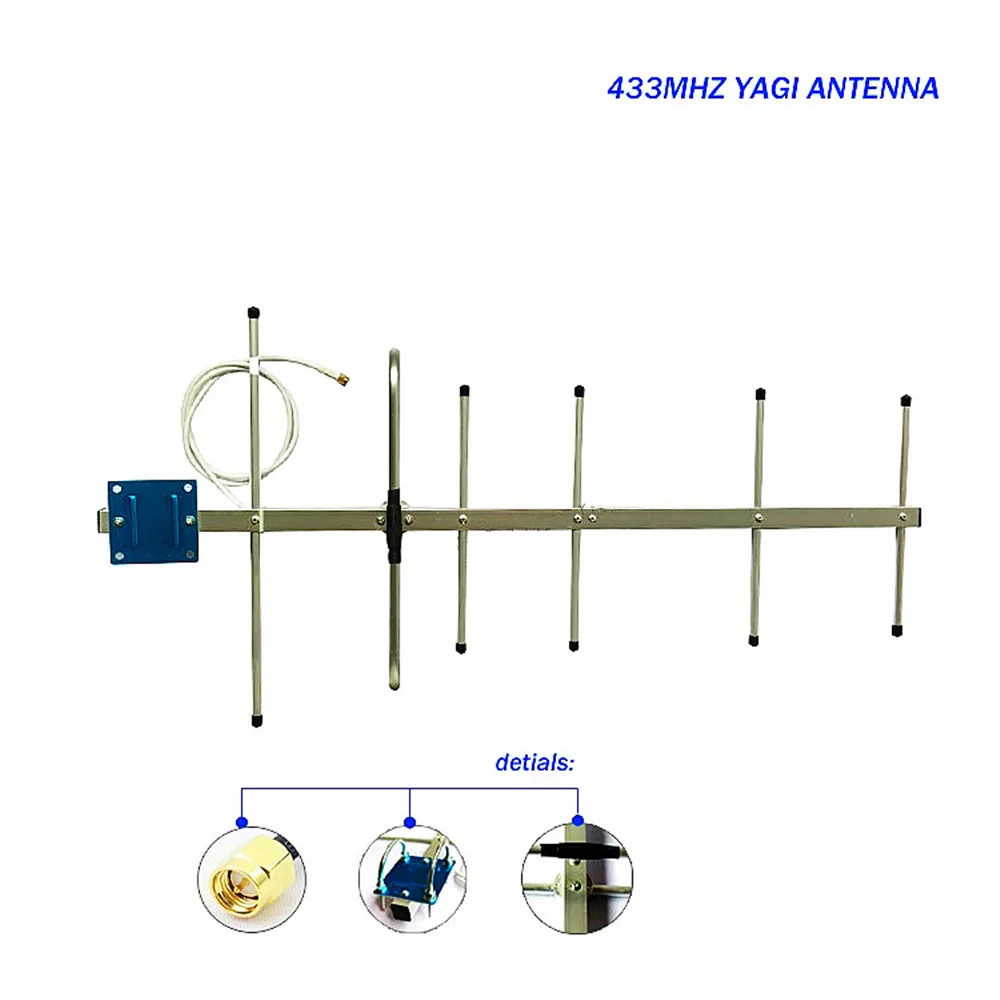 Long-Range-System-433mhz-10dbi-yagi-antenna-6-units-Tunnel-Single ...