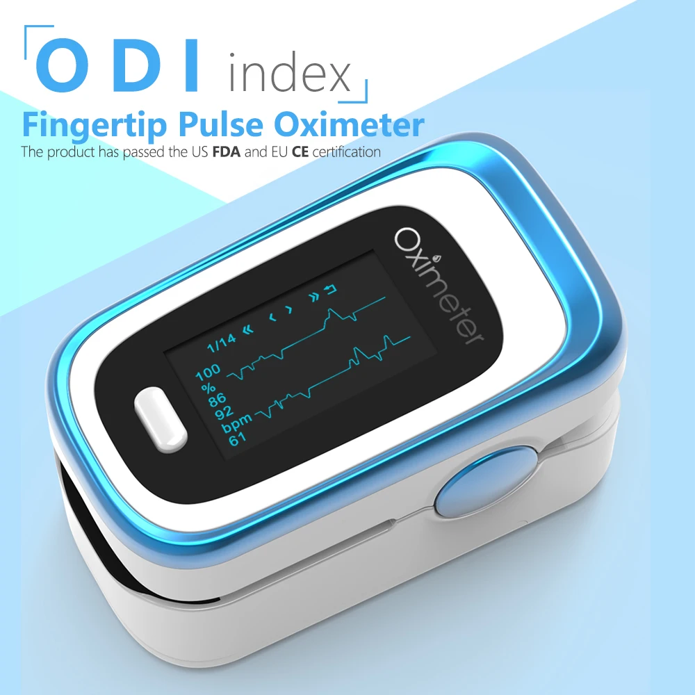 Kiuzou-Medical-Finger-Pulse-Fingertip-Oled-Portable-Oximeter-SPO2-PR-8 ...