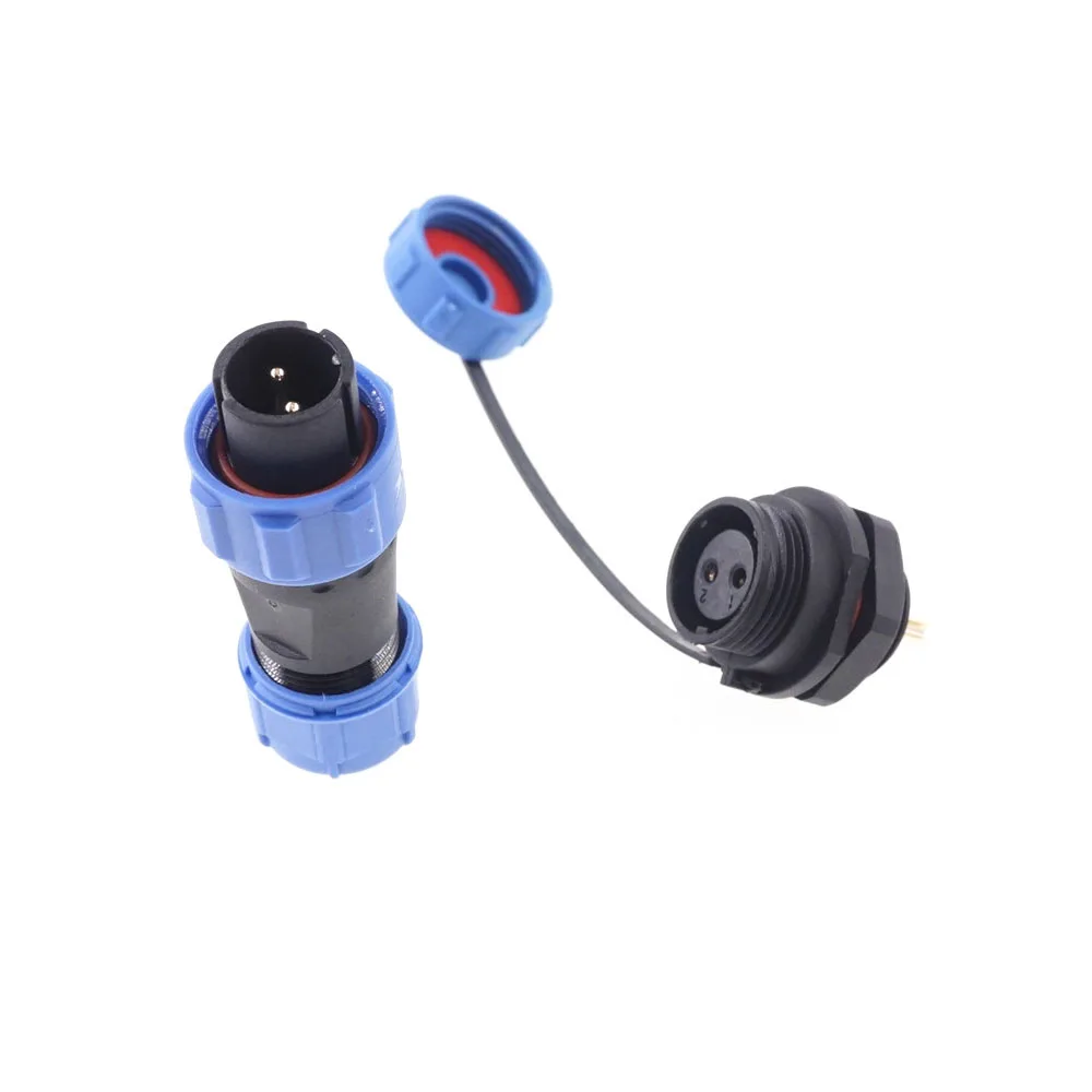 100 Sets Male Female SP1310 SP1312 waterproof connector SP13 2pin 3pin ...