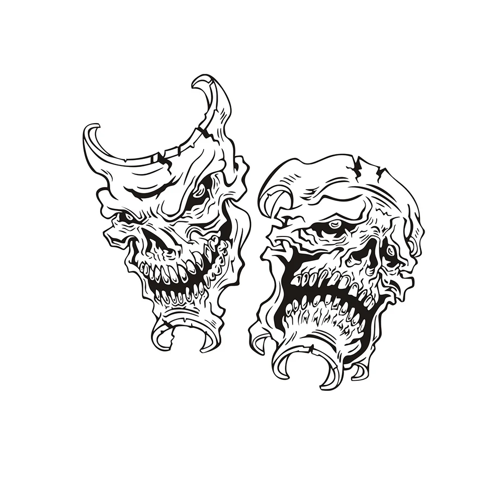 Smile Now Cry Later Skull Tattoo
