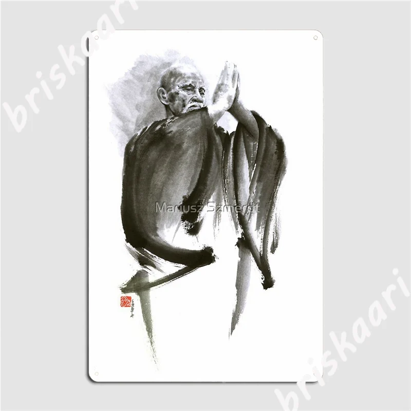 Tin Sign Posters | Aikido Poster | Ueshiba | Plaques Signs - Metal ...