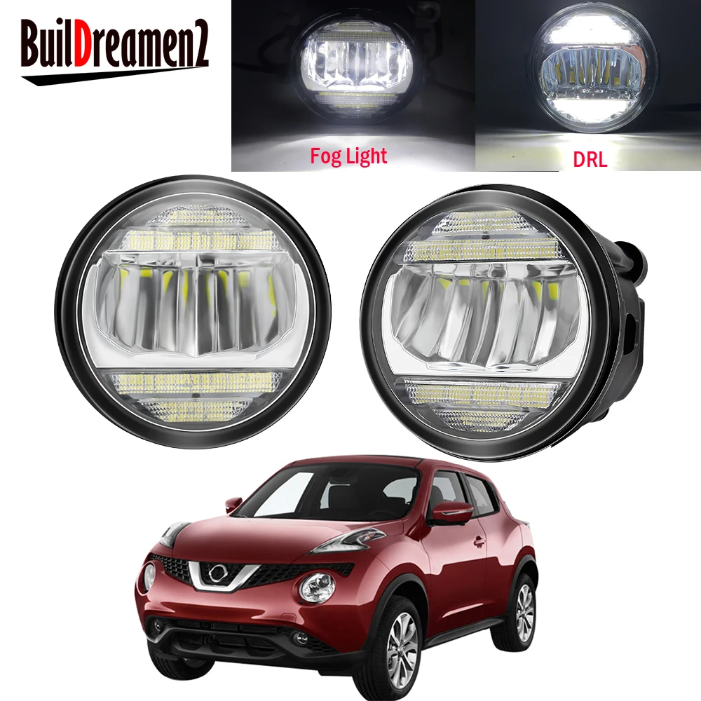 2-Pieces-Car-Fog-Light-Assembly-LED-Daytime-Running-Lamp-DRL-30W-H11 ...