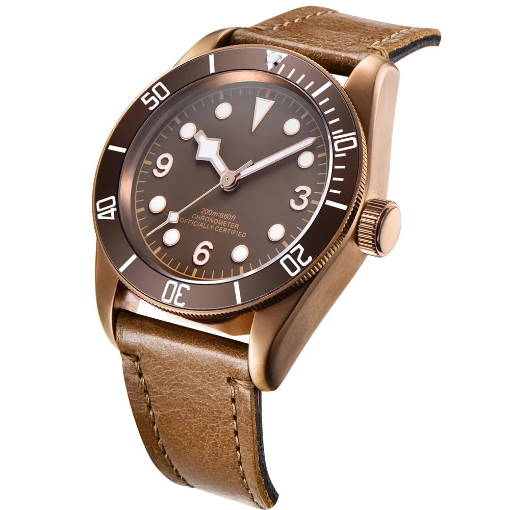 Corgeut 41mm Automatic Nh35 Miyota Sterile Dial Mens Mechanical Watch ...