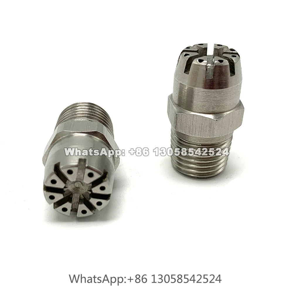Stainless Steel 1/4" 8 Holes Round Type Wind Jet Air Blowing Spray ...