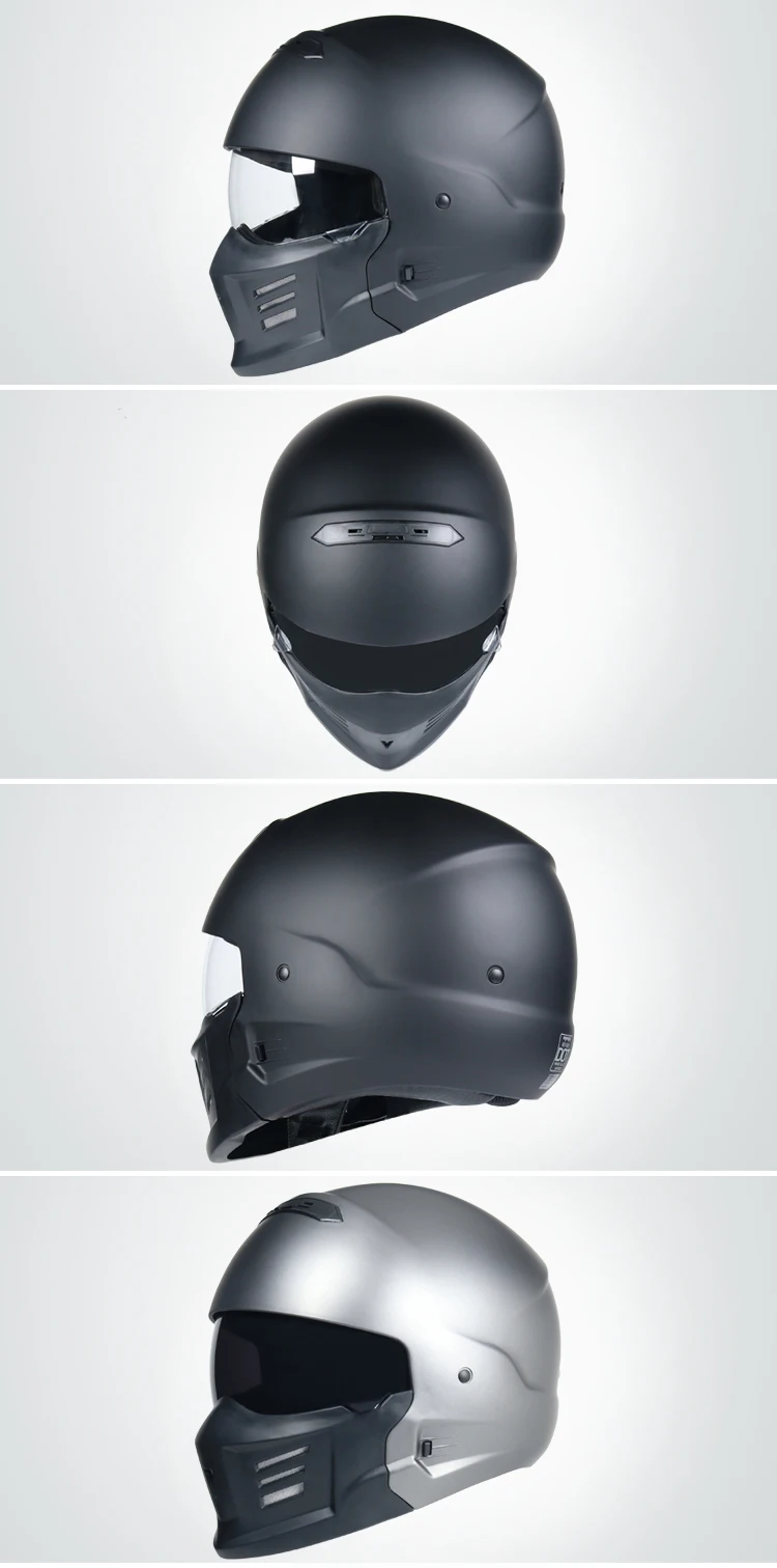 Modular retro motorcycle helmet - AliWheels