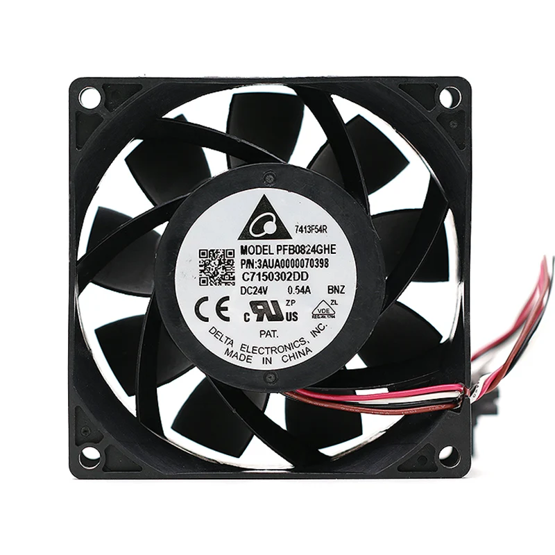 Original PFB0824GHE 8038 24V 24V 0.54A four-wire PWM gale volume inverter cooling fan - laptop ...