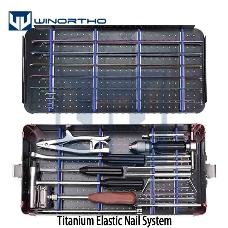 Titanium Elastic Nail System For Elastic Stable Intramedullary Nailing (esin) Rushpin Orthopedic ...