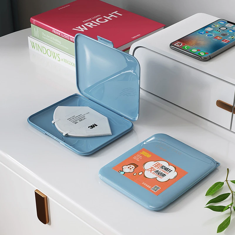 Portable Reusable Dustproof Plastic Storage Box 13x13x1.4cm 3 Pieces ...