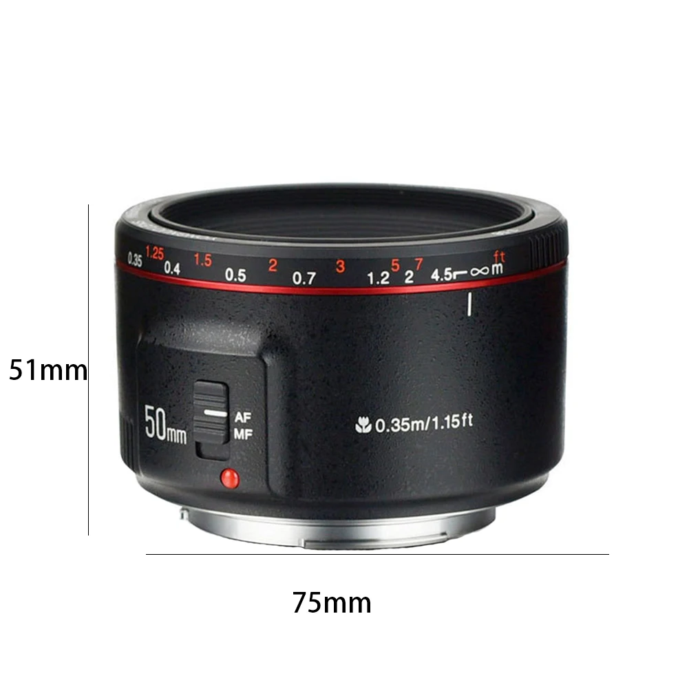 50mm F1.8 DSLR Camera Anti Glare Macro Studio Replacement Easy Operate ...