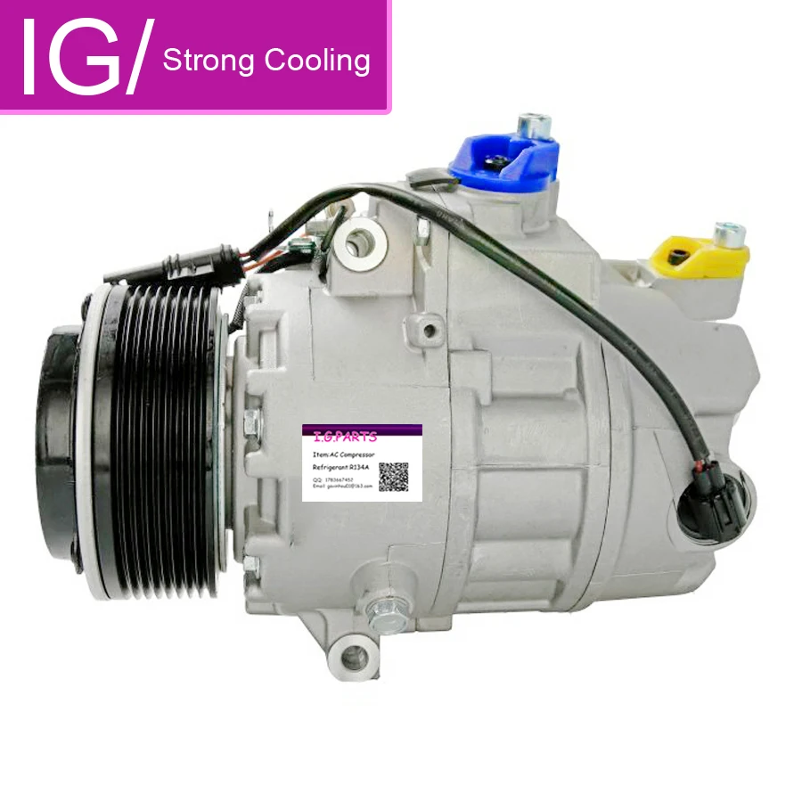 Compresor de CA CSE717 para coche BMW, X6, E71, 3.5i, F01, F02, 740i ...