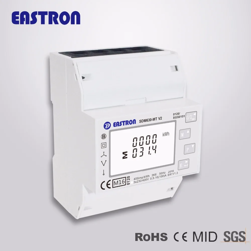 SDM630-MT-MID-Multi-Tariffs-Multifunction-Three-Phase-Four-Wire-Din ...