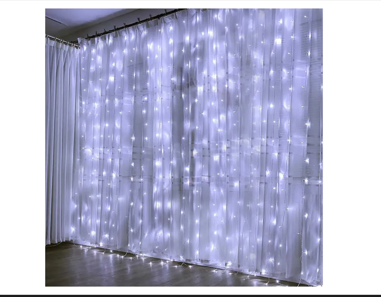 Электрогирлянда Interior Curtain Led 120 Bulbs, 2 M, Powered By Mains ...