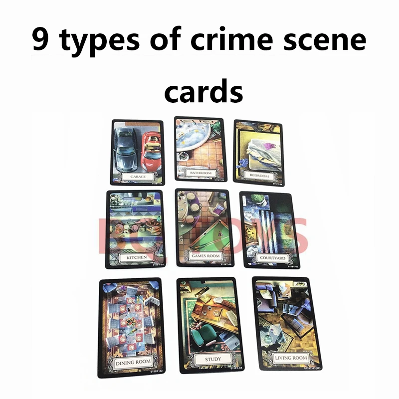 Clue Suspect Card Game
