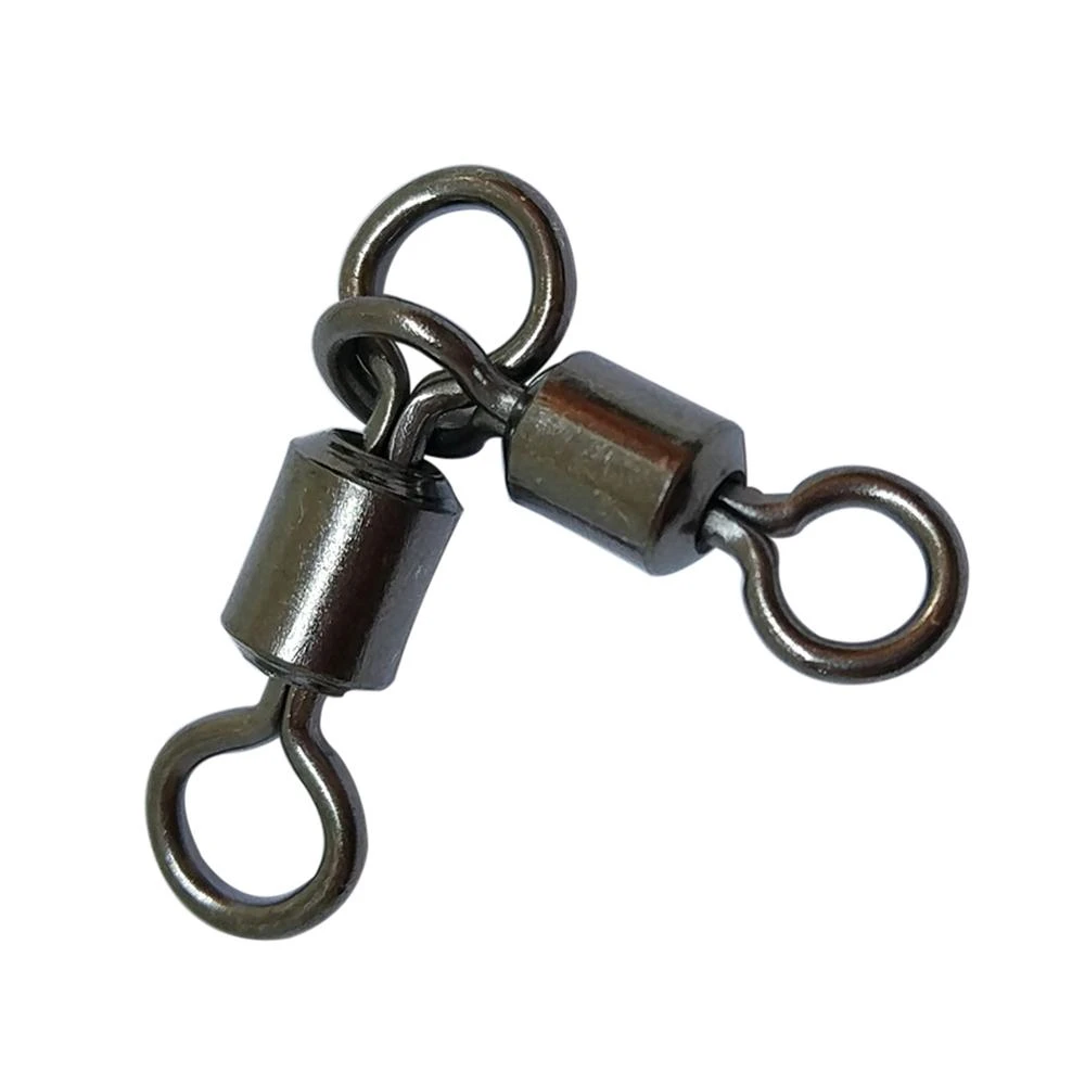 10/20 pieces 3 Way Fishing Swivel Rolling Triangle Joint Rolling ...