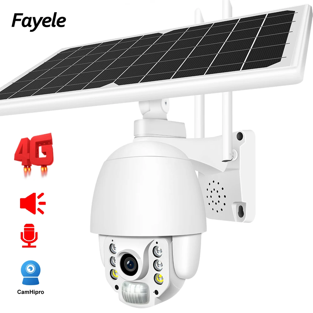 Wireless-4G-SIM-Card-1080P-IP-Camera-8W-Solar-Panel-Rechargeable ...