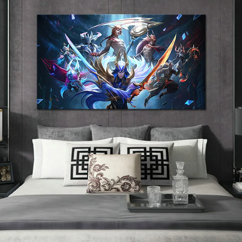 "Dawnbringer" Yone - Morgana - Kayn - Lillia - Tryndamere Poster - Can ...