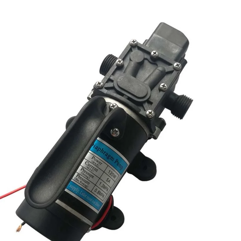 Electric 12V 120W 130Psi 10L / Min Water Film High Pressure Self ...