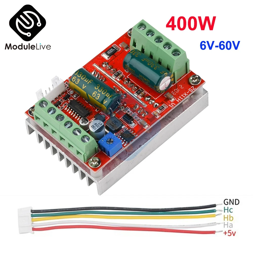 DC-6V-60V-400W-BLDC-Three-phase-DC-Brushless-Motor-Controller-PWM-Hall ...