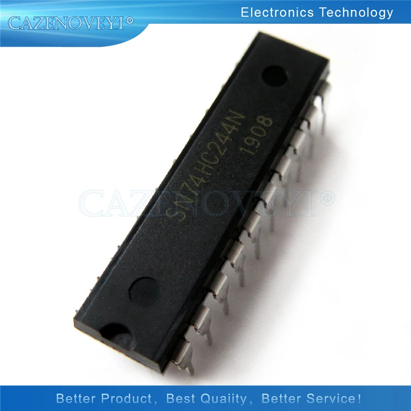 5 pçs/lote SN74HC244N HD74HC244P 74HC244 DIP 20 Em Estoque|Circuitos ...