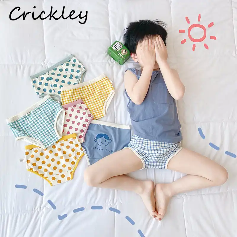 Kids Underwear Cotton Panties Shorts toddler Girls thong Boys Boxers ...