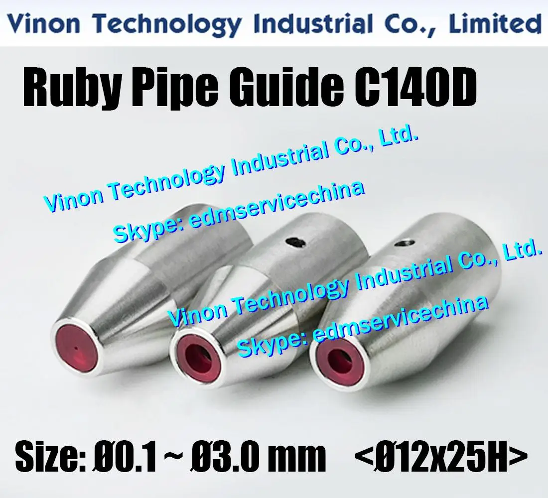 Ø1,2 Mm Edm Ruby Pipe Guide C140D (Ruby Típus) Ø12X25H Csőfúró Útmutató ...