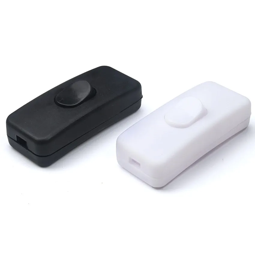 White Black 2A 303 Online ON OFF Push Button Switch Table Led Lights ...