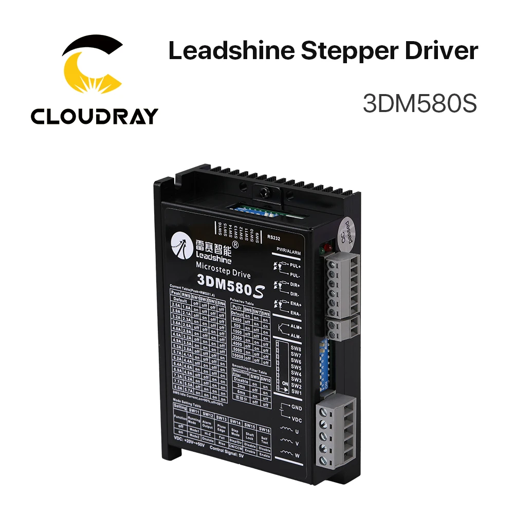 Cloudray Leadshine 3 Phase 3dm580 Stepper Motor Driver 18-50vdc 1.0-8.0a - Motor Driver - AliExpress