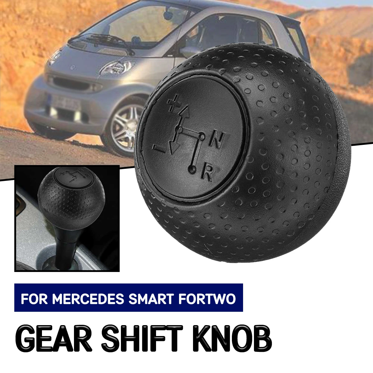 Car Gear Shift Knob For Mercedes Benz Smart Fortwo 450 9/1998 6/2014 ...