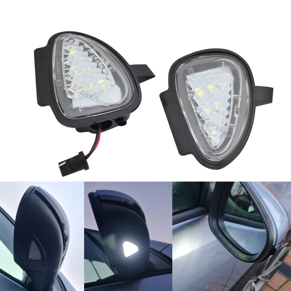 LED Under Pump Lights Side Rearview Mirror Puddle Lamp For VW Golf MK6 ...
