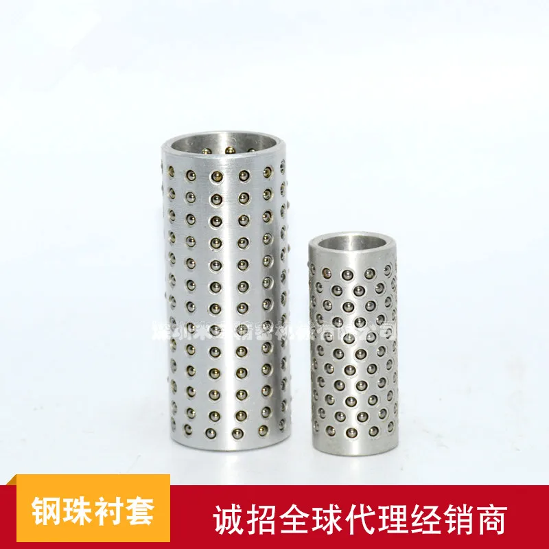 Bucha-de-bola-de-a-o-da-gaiola-de-bola-do-rolamento-linear-da-luva ...