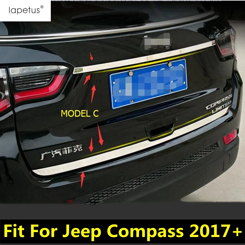 Accessories For Jeep Compass 2017 2020 Rear Trunk Tailgate Door Tail ...