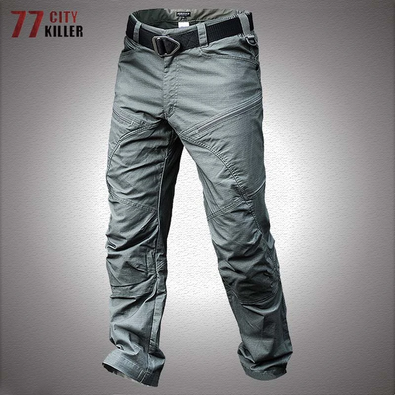 Waterproof Tactical Pants Men Military Elastic SWAT Combat Army ...