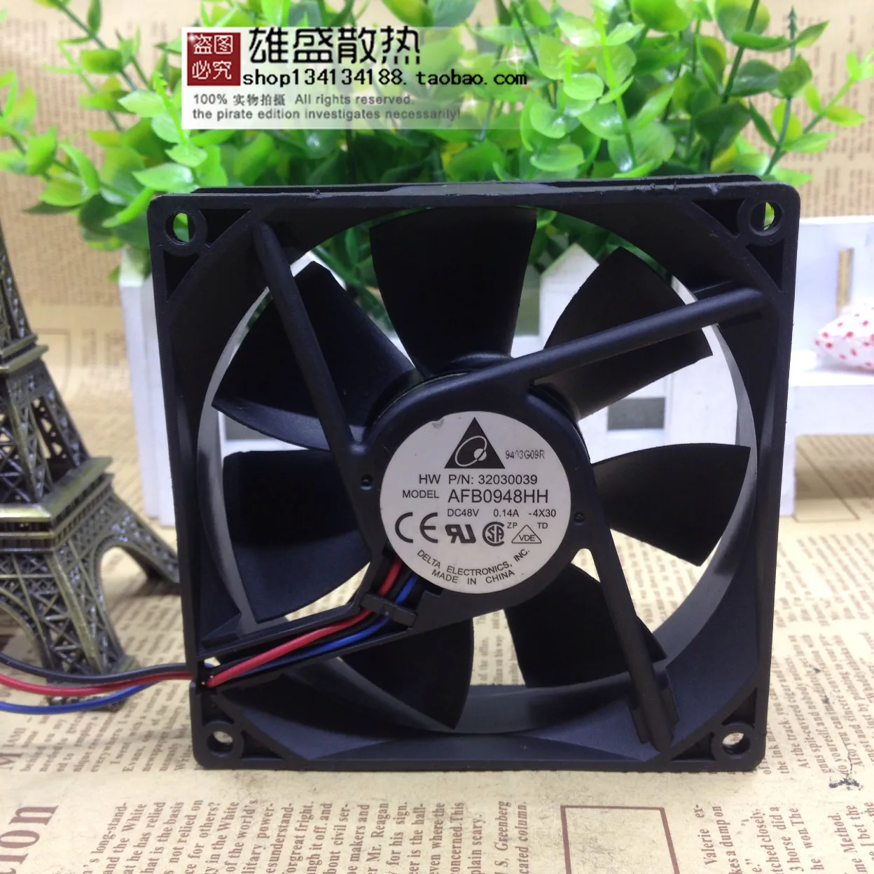 델타 AFB0948HH bfoo 48V 0.14a 9025 9cm 3 선 속도 냉각 팬용|노트북 냉각 패드| - AliExpress