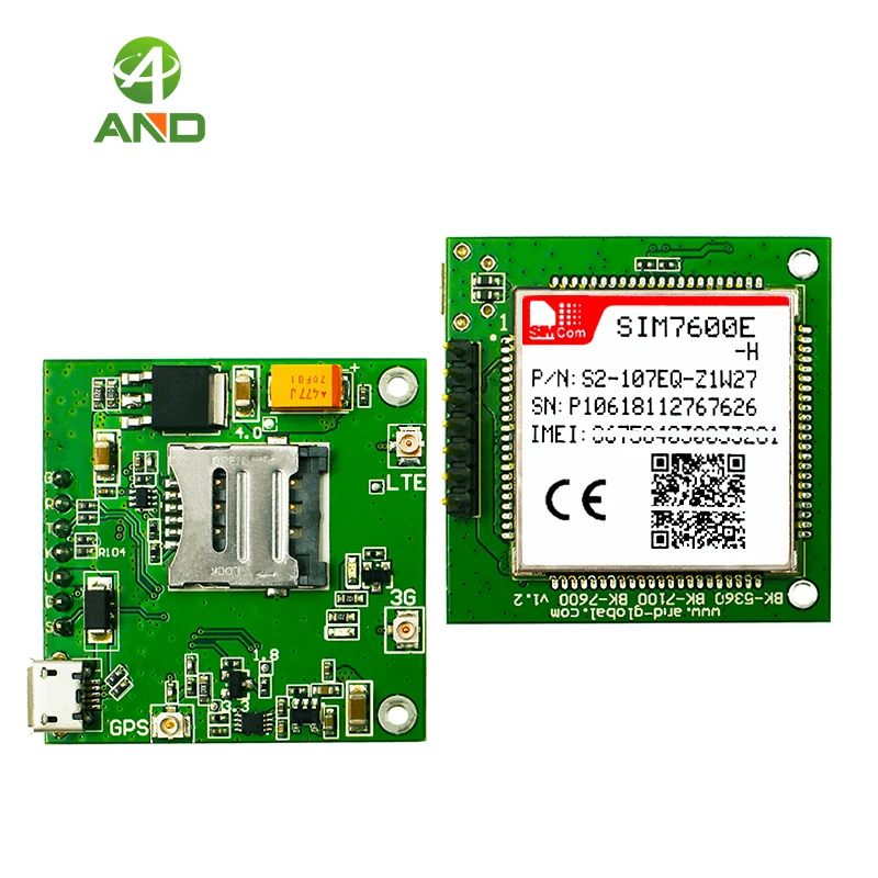 LTE CAT4 모듈 보드 SIM7600E H,4G LTE cat 4 브레이크 아웃 보드, SIM7600E H 코어 보드 1pc ...