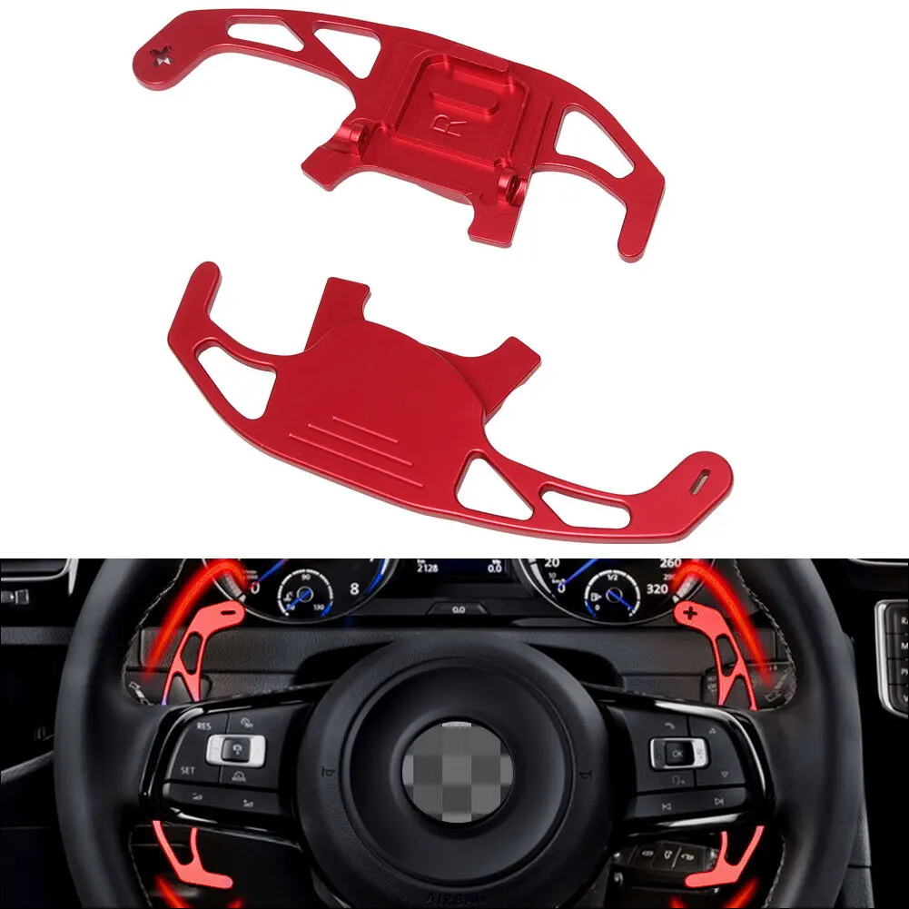 2X-Car-Steering-Wheel-Paddle-Shift-Extend-Extension-Shifter-Aluminum ...