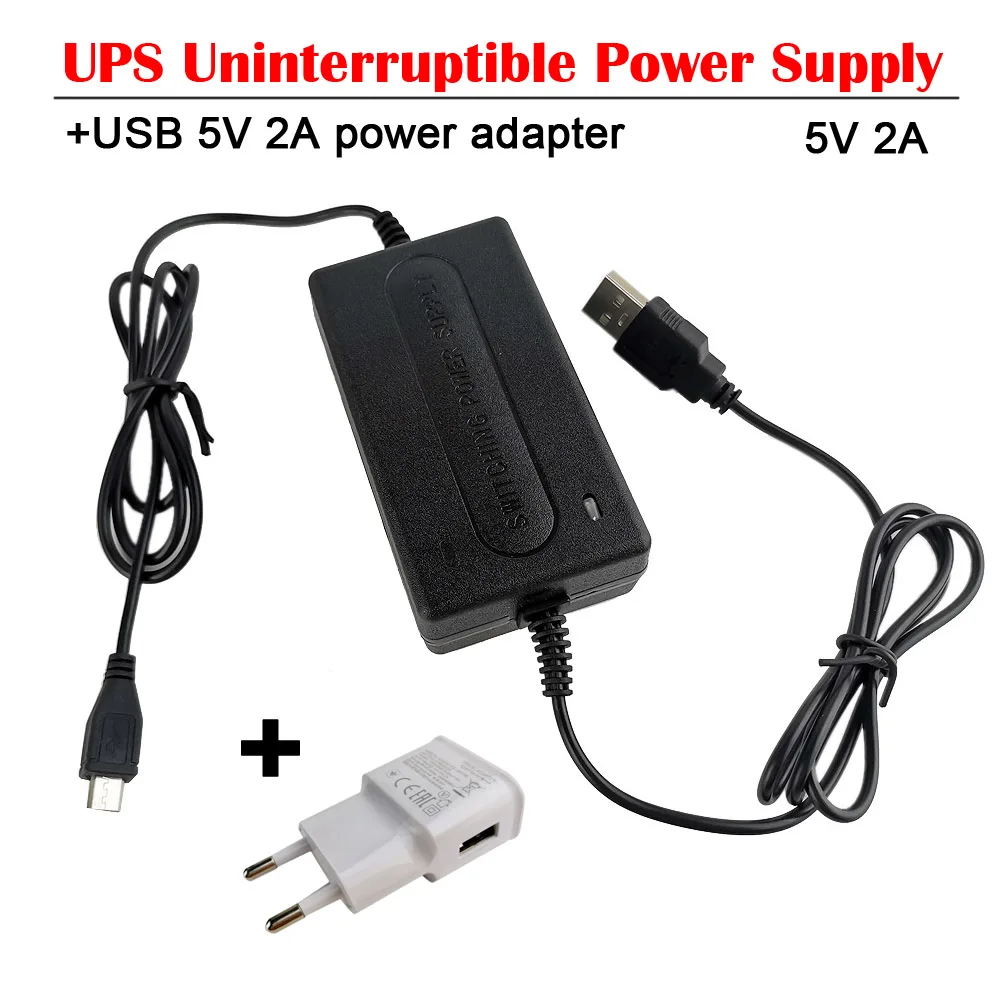 6500mAh-Uninterruptible-Power-Supply-5V-2A-Multipurpose-Mini-UPS ...