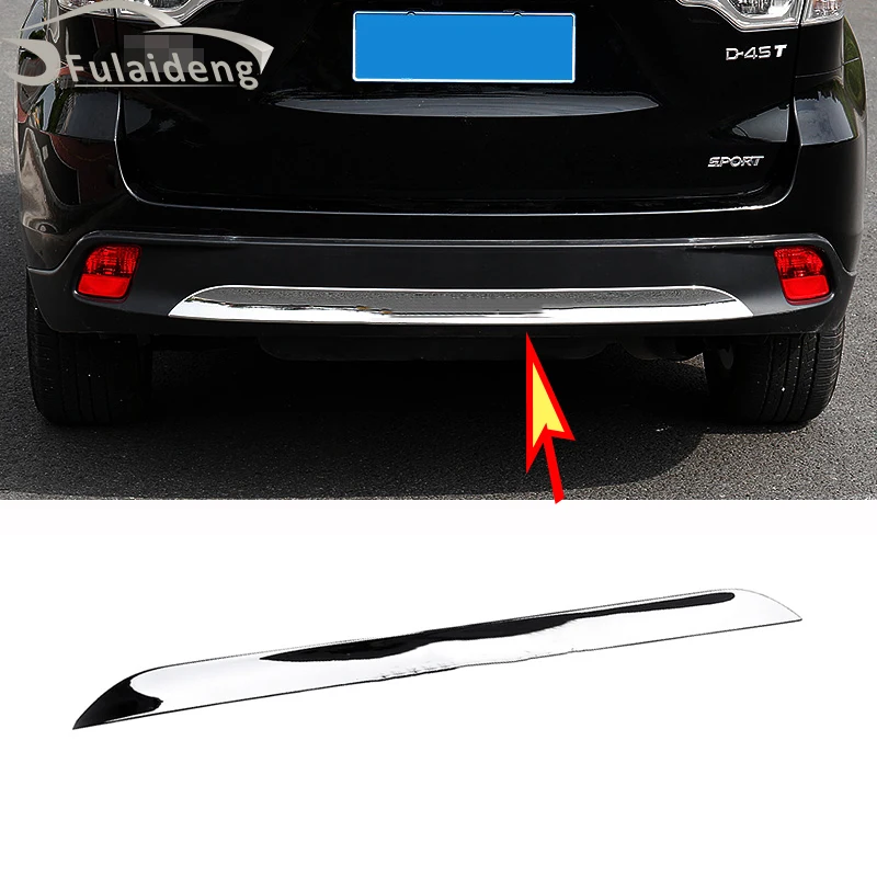 1pcs For Toyota Highlander 2015 2019 ABS Chrome Rear Bumper Cover ...