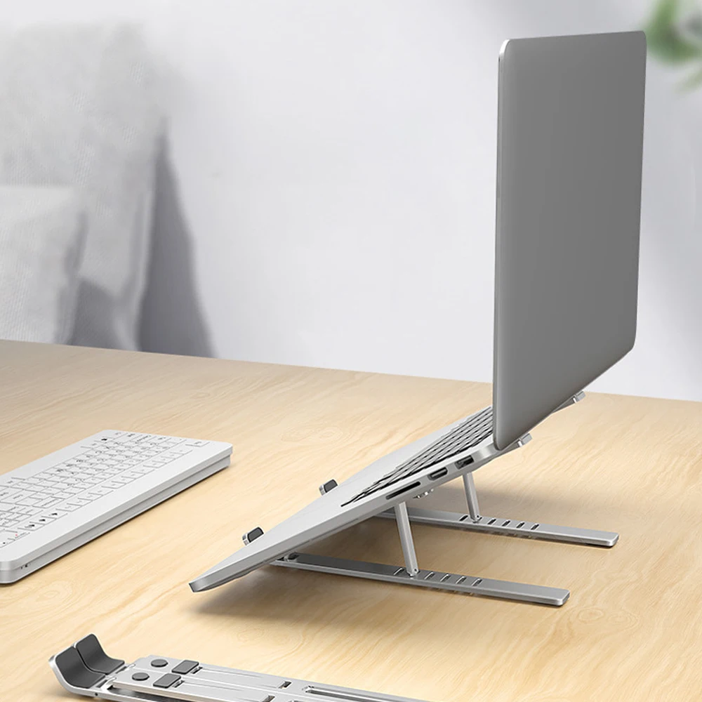 Soporte para portátil para MacBook Pro, soporte plegable de aleación de ...