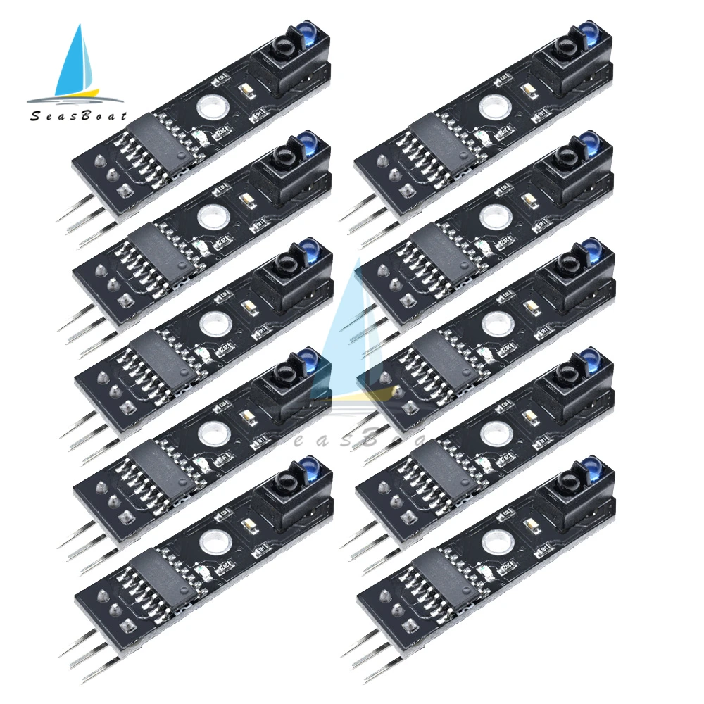 Sensor de seguimiento de línea infrarroja para Arduino AVR ARM PIC DC ...