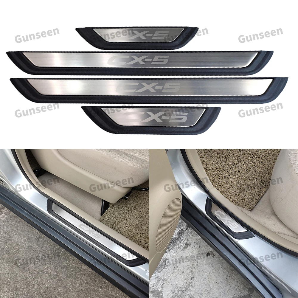 For Mazda CX-5 2020 CX 5 2019 CX5 2018 Door Sill Cover Pedal trim Auto ...